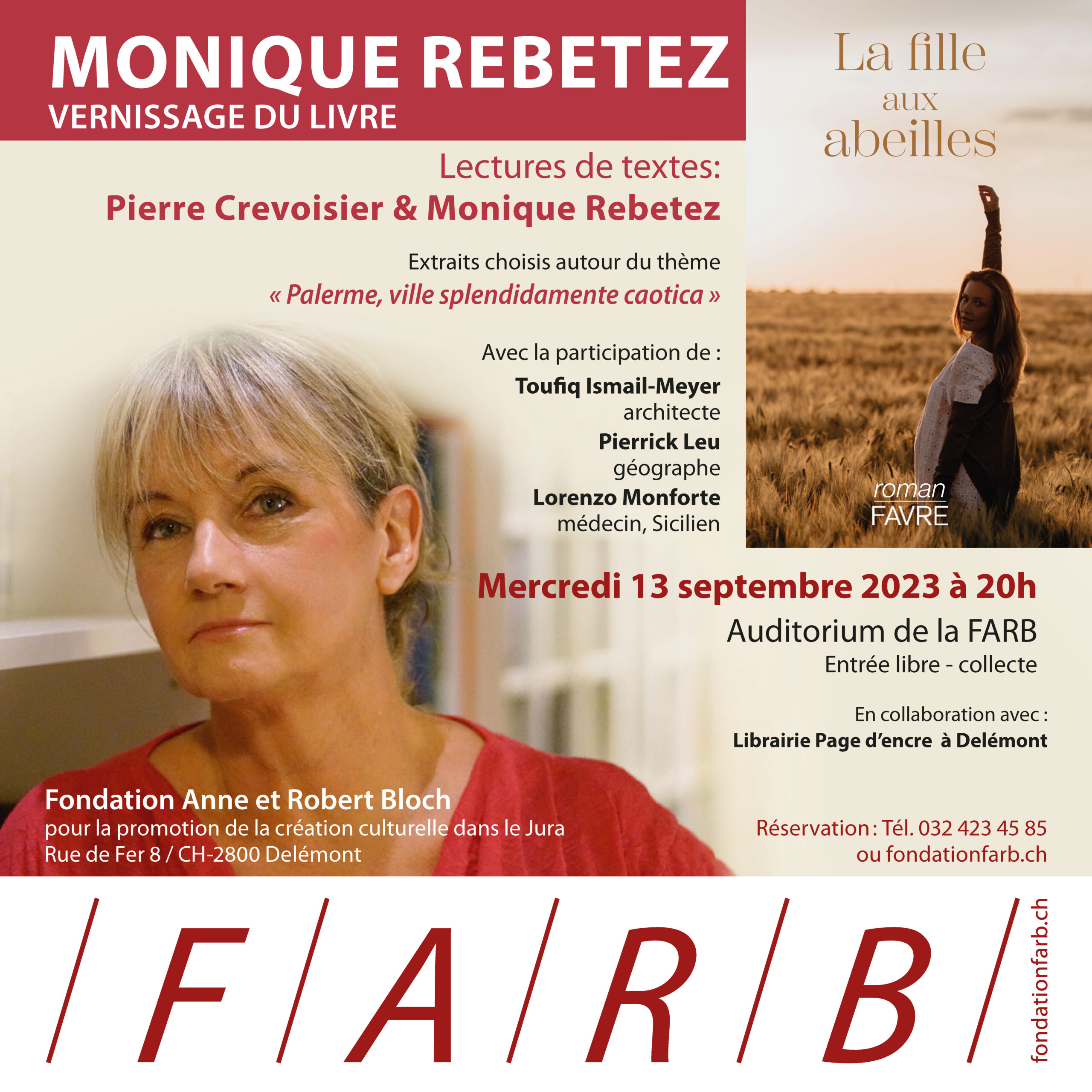 Vernissage "La fille aux abeilles" et dédicaces - Éditions Favre