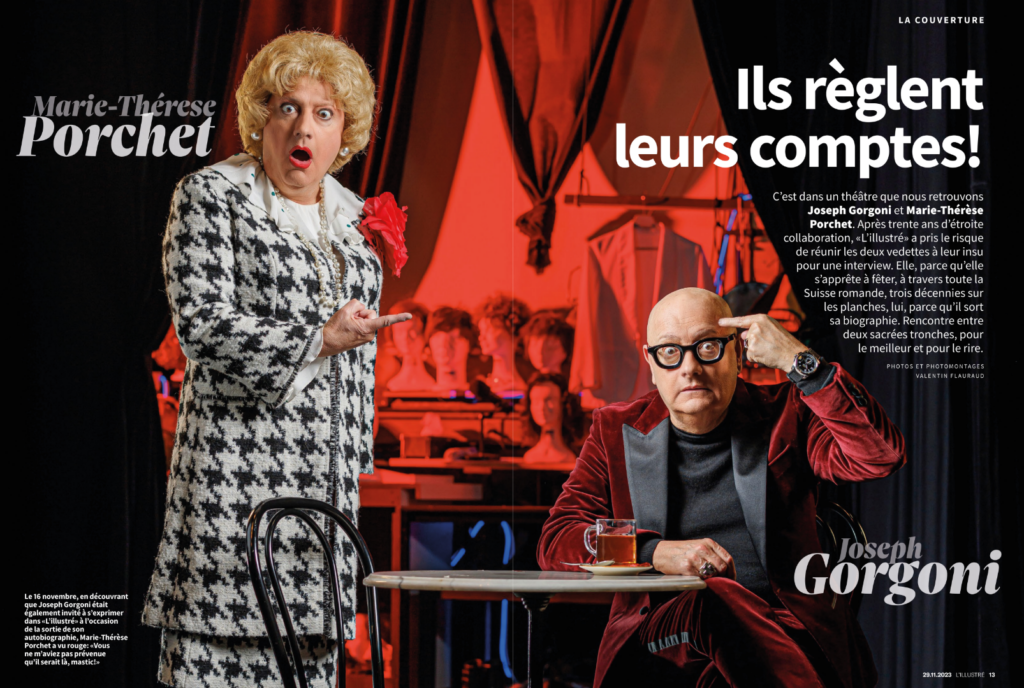 Joseph Gorgoni en une de l'Illustré - Éditions Favre